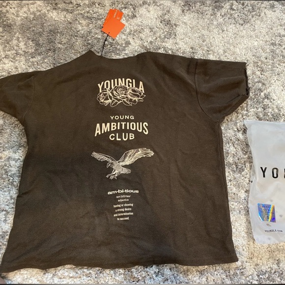 YoungLA | Shirts | Youngla Immortal T Shirt Reversible Brown 455 New ...